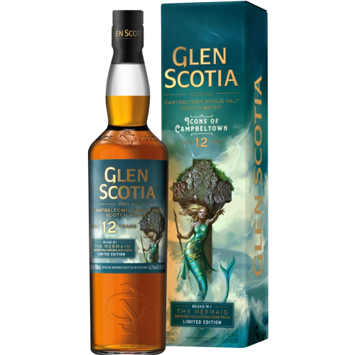 Glen Scotia The Mermaid 12YO Single Malt Scotch Whisky (700mL) | Caskers