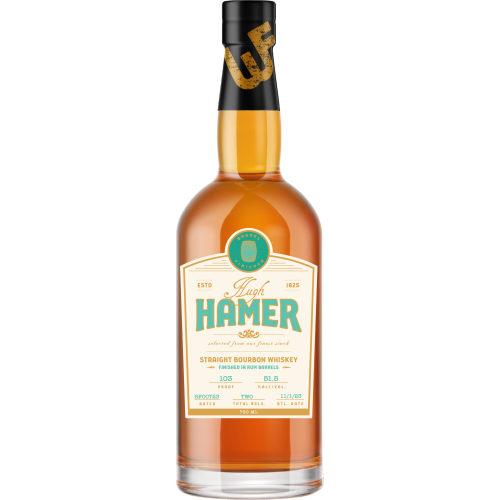 Hugh Hamer Small Batch Rum Finish Straight Bourbon Whiskey | Caskers